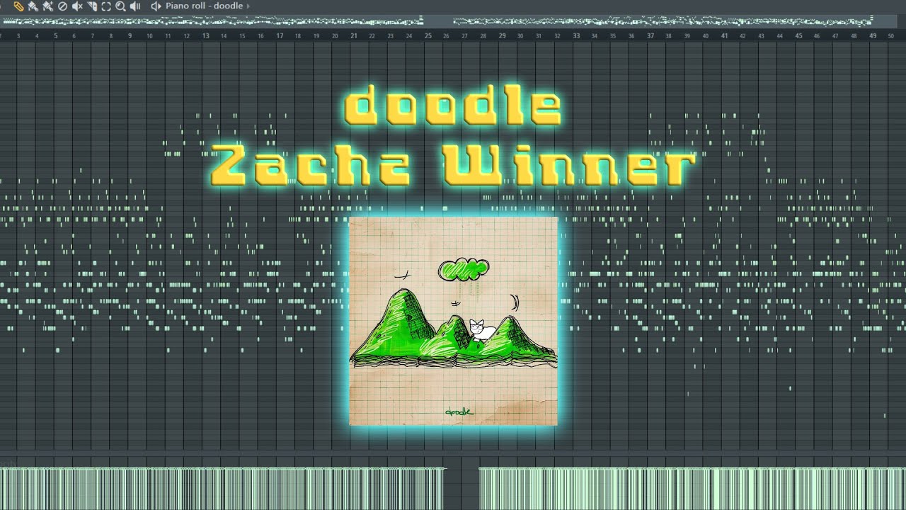 zachz winner - doodle, zachz winner doodle piano, 2 levels piano - YouTube