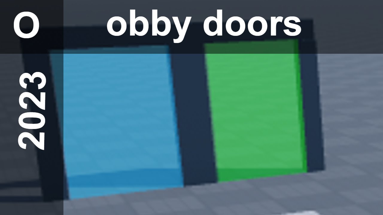 How to make obby doors in Roblox Studio (2023) - YouTube