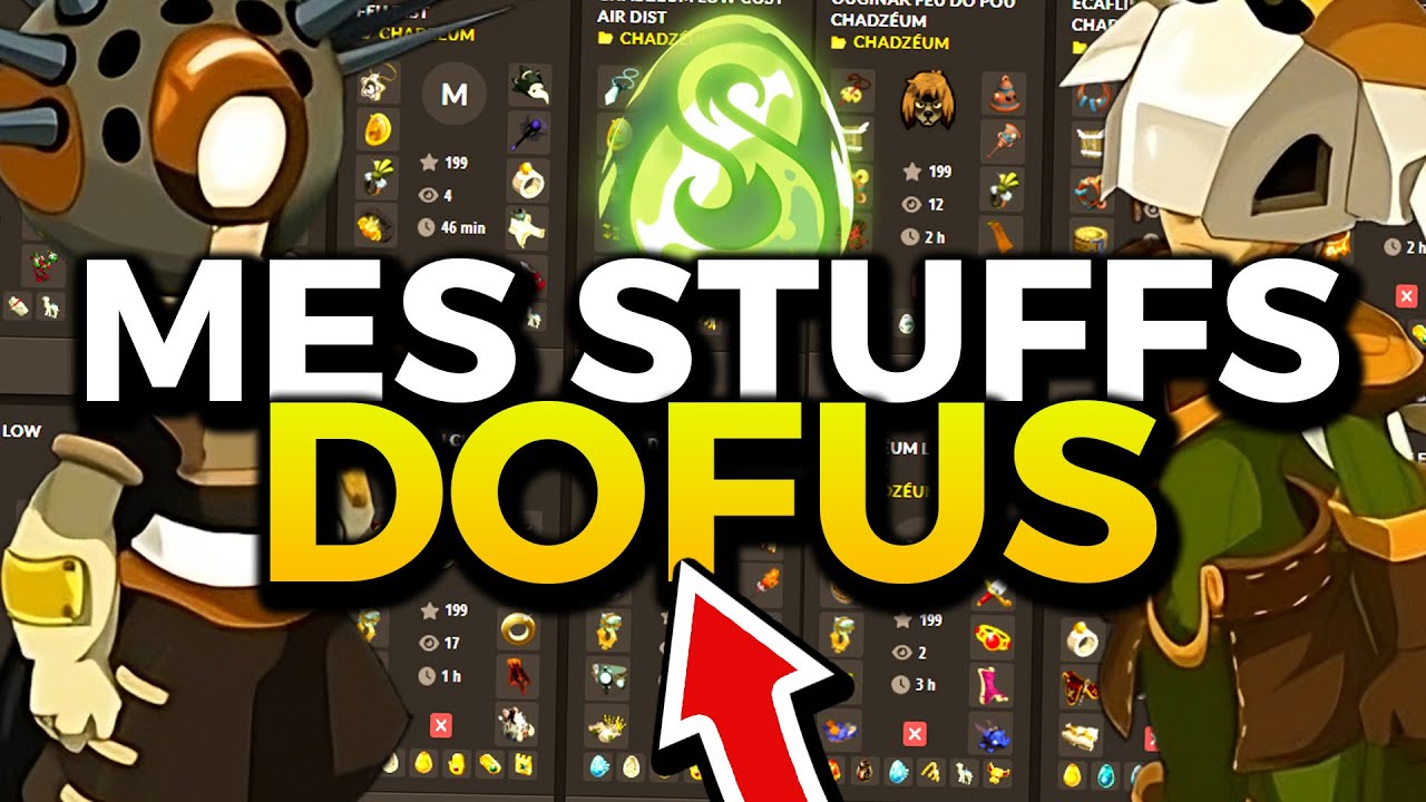 Les MEILLEURS STUFFS de DOFUS en 1 CLIC - YouTube