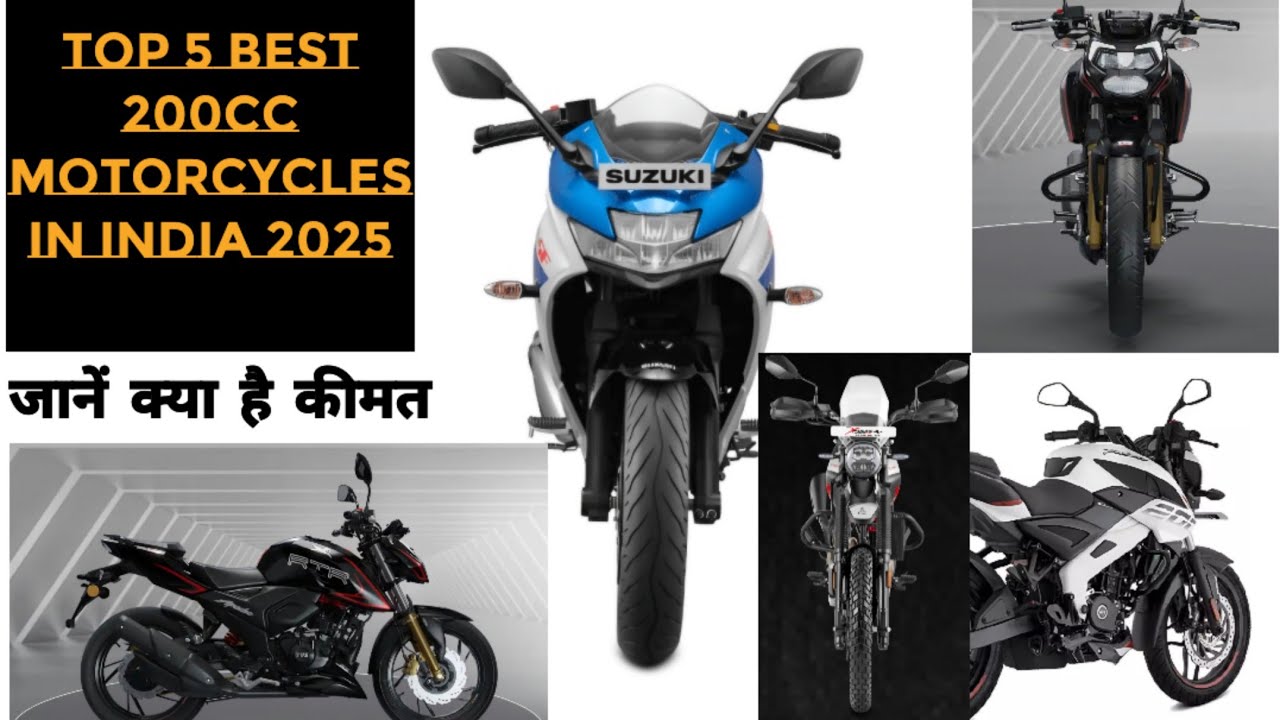 Top 5 Best 200cc Motorcycles In India 2025l Best 200cc Bikes In India ...