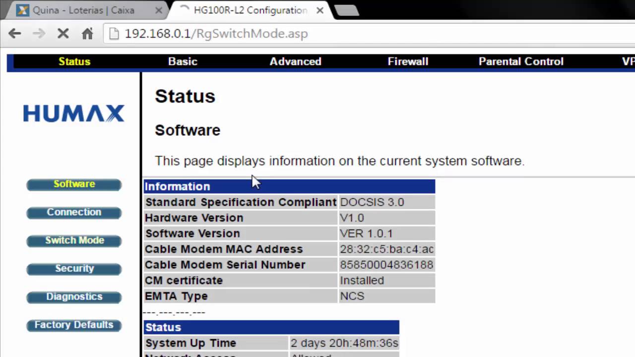 Como fazer o modem Humax funcionar no Xbox360/XboxOne /Ps3/PS4 - YouTube