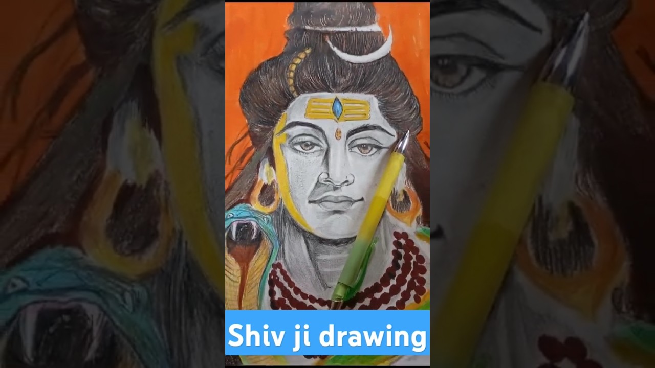 Shiv ji drawing 🚩🚩#art#drawing#shivji##colourpencil#viral#shorts🚩 - YouTube
