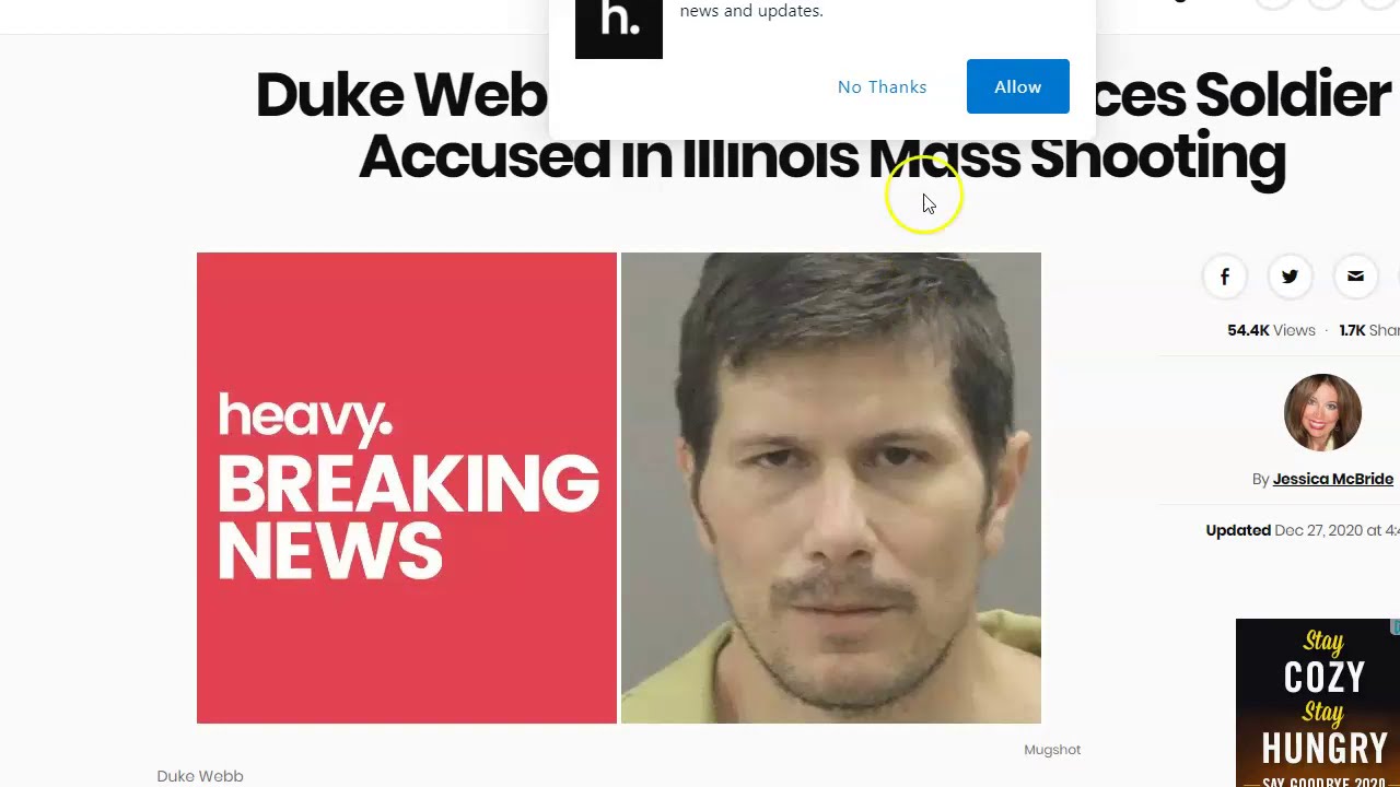 Duke Webb The Illinois Mass Shooting - YouTube