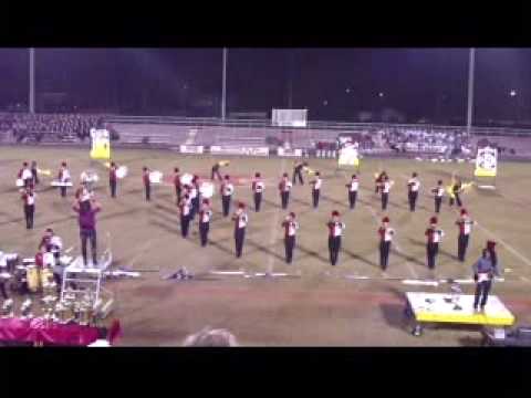 NCHS 11-7-09 Newton Conover High School RED DEVIL Marching Band Guitar ...