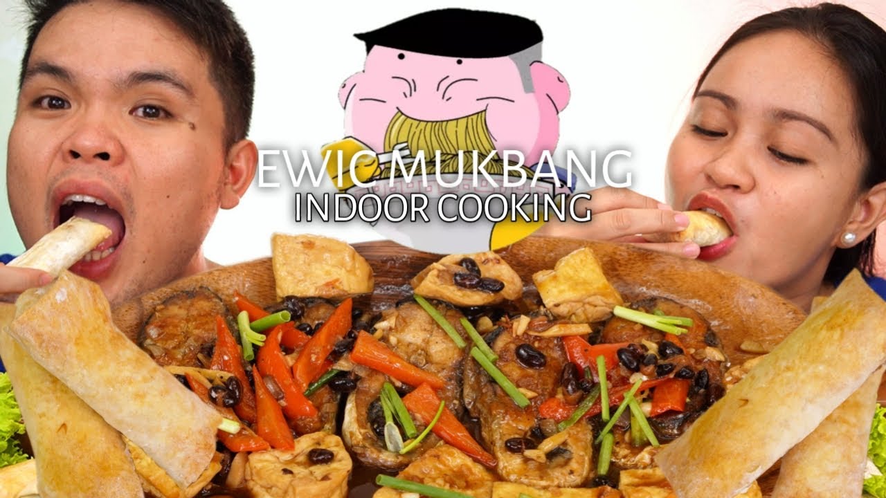 INDOOR COOKING | FISH AND TOFU TAOSI & LUMPIANG TOGE Mukbang | Filipino ...