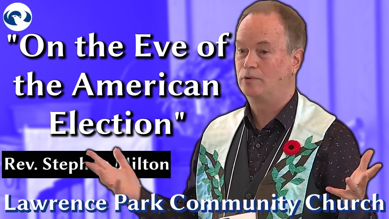 "On The Eve Of The American Election..." - Sermon by Rev. Stephen ...