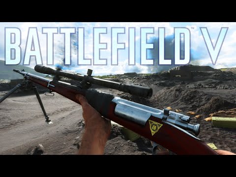 97-8 With the Krag-Jorgensen on Iwo Jima! - Battlefield 5 no commentary ...