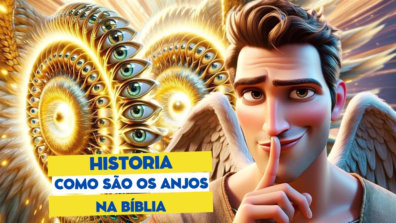 Como são os anjos na Bíblia, filme infantil bíblico em desenho animado ...