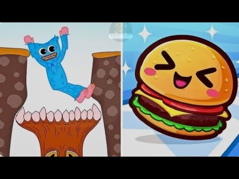 Huggy Story vs Food Run - sandwich runner| Funny Gameplay Animation ...