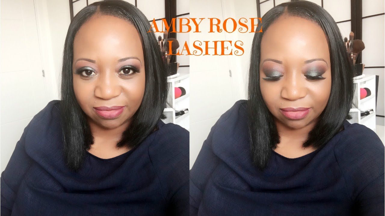 🌹AMBY ROSE EYELASH REVIEW🌹 - YouTube