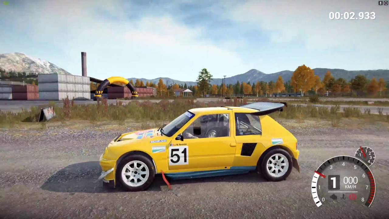 DiRT 4 - Peugeot 205 T16 Rallycross 1990 - Free Roam - Rallycross ...