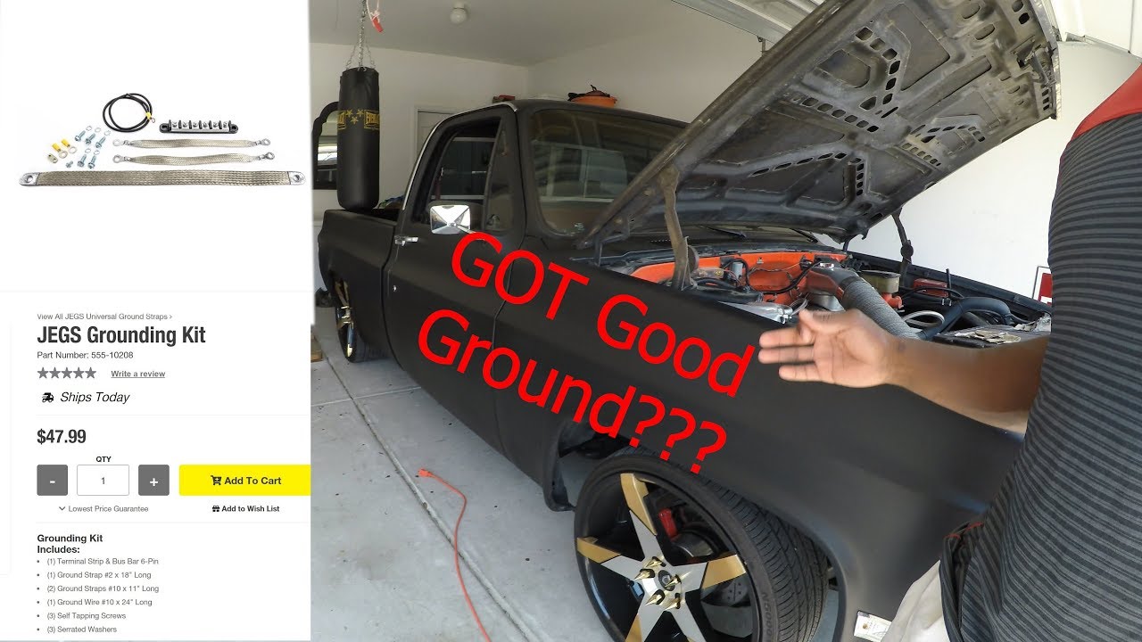 Need a Good Ground? I grounded the C10 Chevrolet up with Jegs! - YouTube