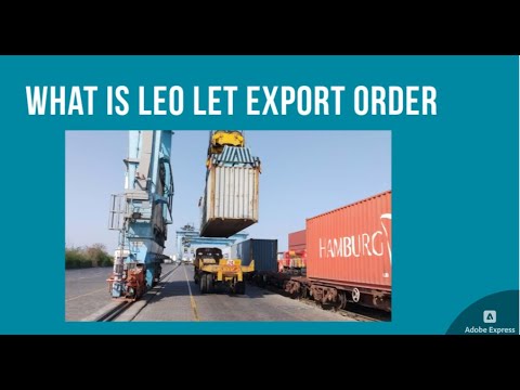 What is LEO Let export order - YouTube