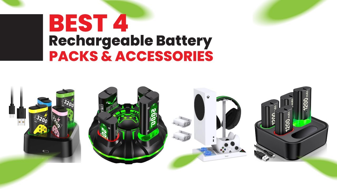 Best 4 Rechargeable Battery Packs for Gaming: Experience Endless ...