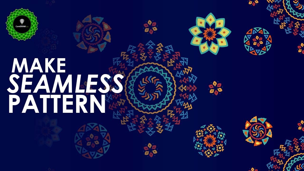 How to make Seamless Pattern | Mirror Repeat in CorelDraw #coreldraw # ...