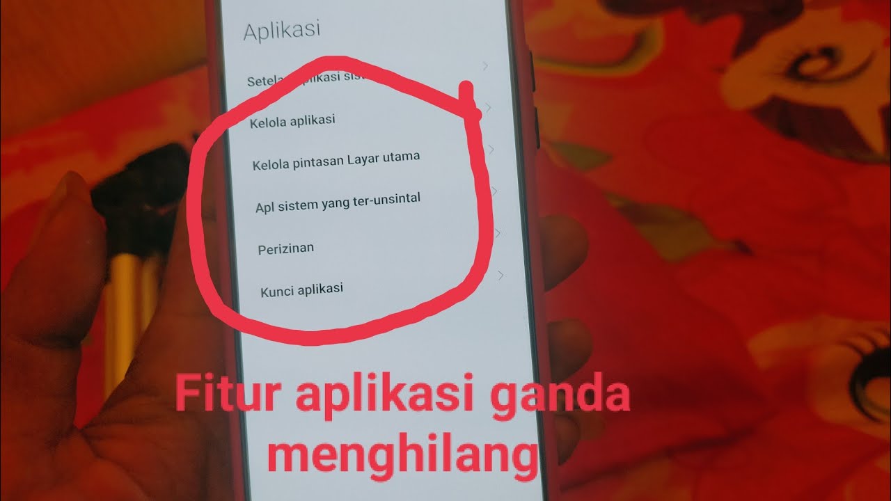 cara memunculkan menu aplikasi ganda di hp Xiaomi redmi note 11 yang ...