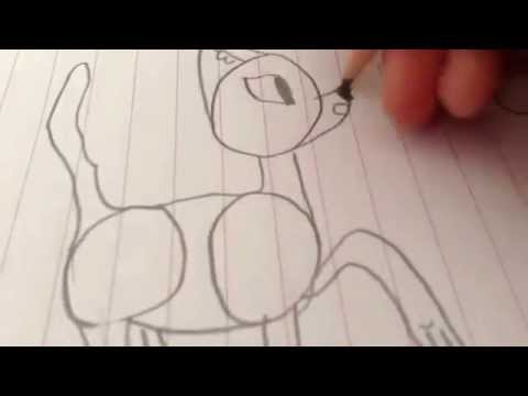 Warrior cats speed draw: Sandstorm x Fireheart - YouTube
