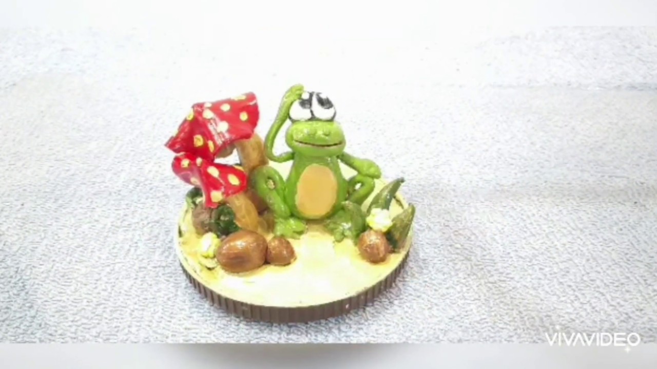 Clay modeling of miniature frog | Colour Diaries - YouTube