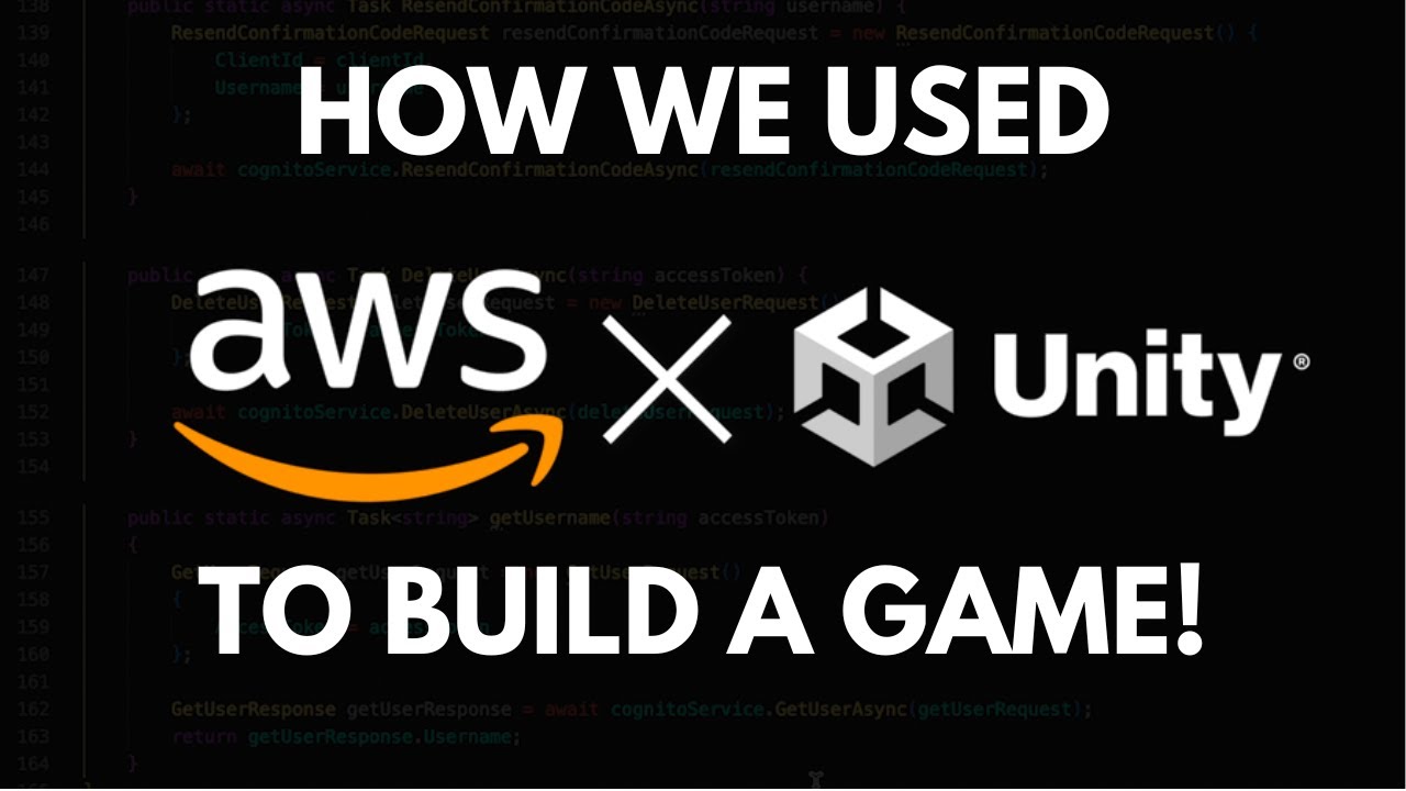 AWS Resources you need to build a game on Unity! || AWS X Gaming - YouTube