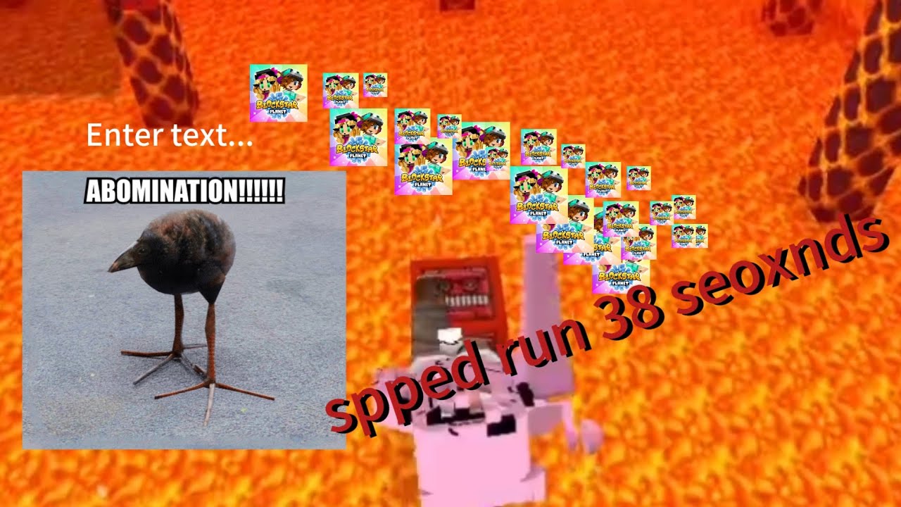 blockstarplanet speedrun vip world 00:38:38 seconds probably world ...