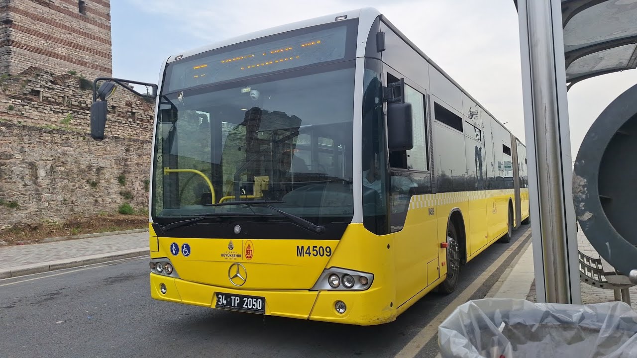 Mercedes-Benz Conecto Körüklü 88 M4509 Arka Motor Sesi - YouTube