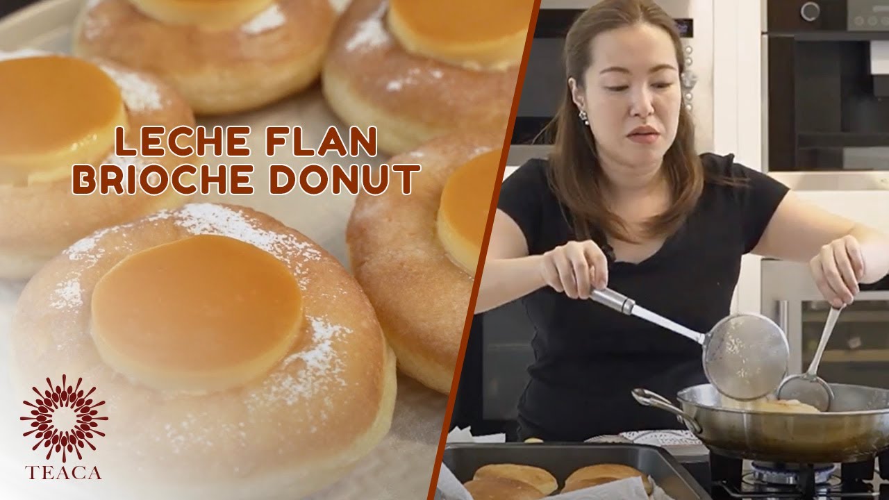 Leche Flan Brioche Donut - YouTube