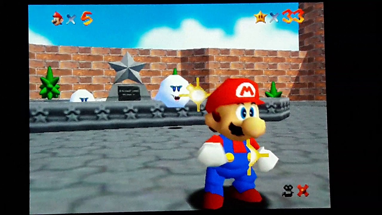 Lets play super mario 64 #5 ghostbuster - YouTube