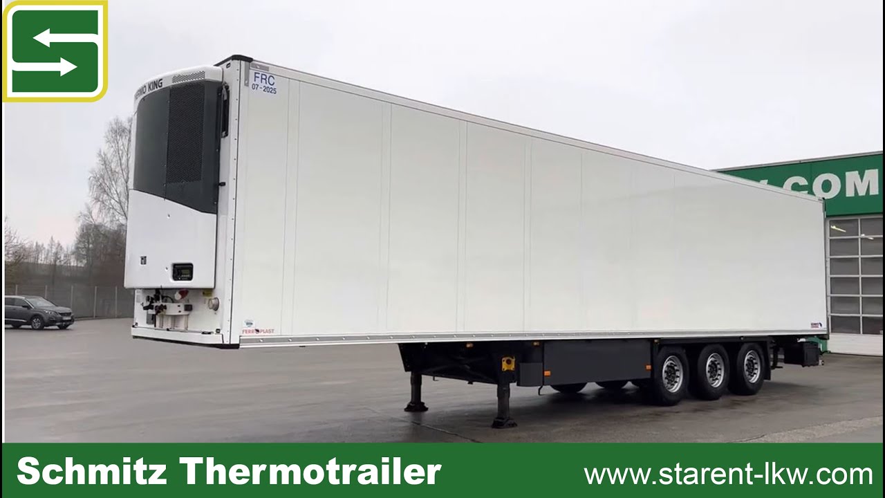 verkauft - Schmitz Thermotrailer, Thermo King SLX300, Doppelstock ...
