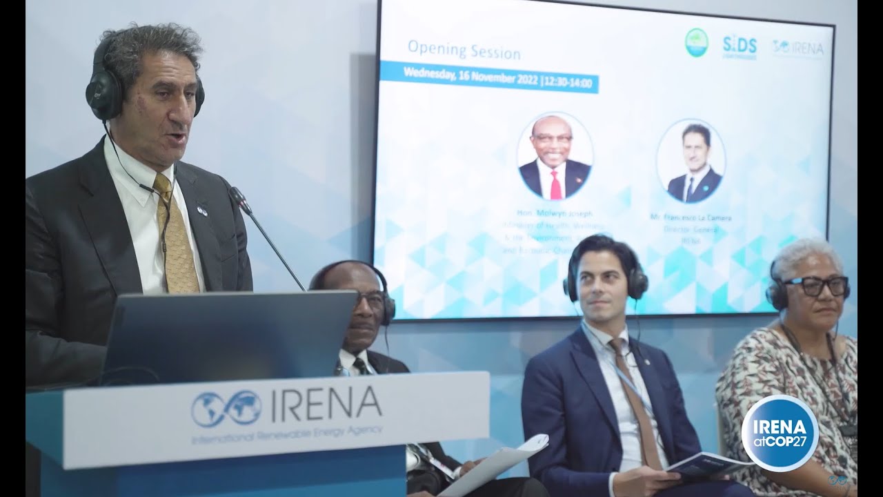 IRENA at COP27: Closing the Gap — securing lives, creating livelihoods ...