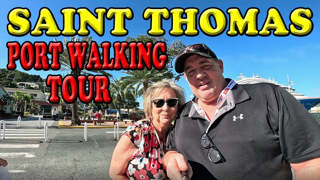 Carnival Dream Saint Thomas Port Walking Tour - YouTube