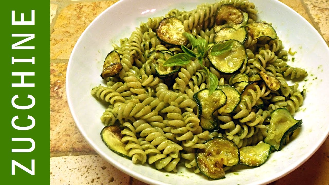 Fusilli al Pesto con Zucchine - YouTube