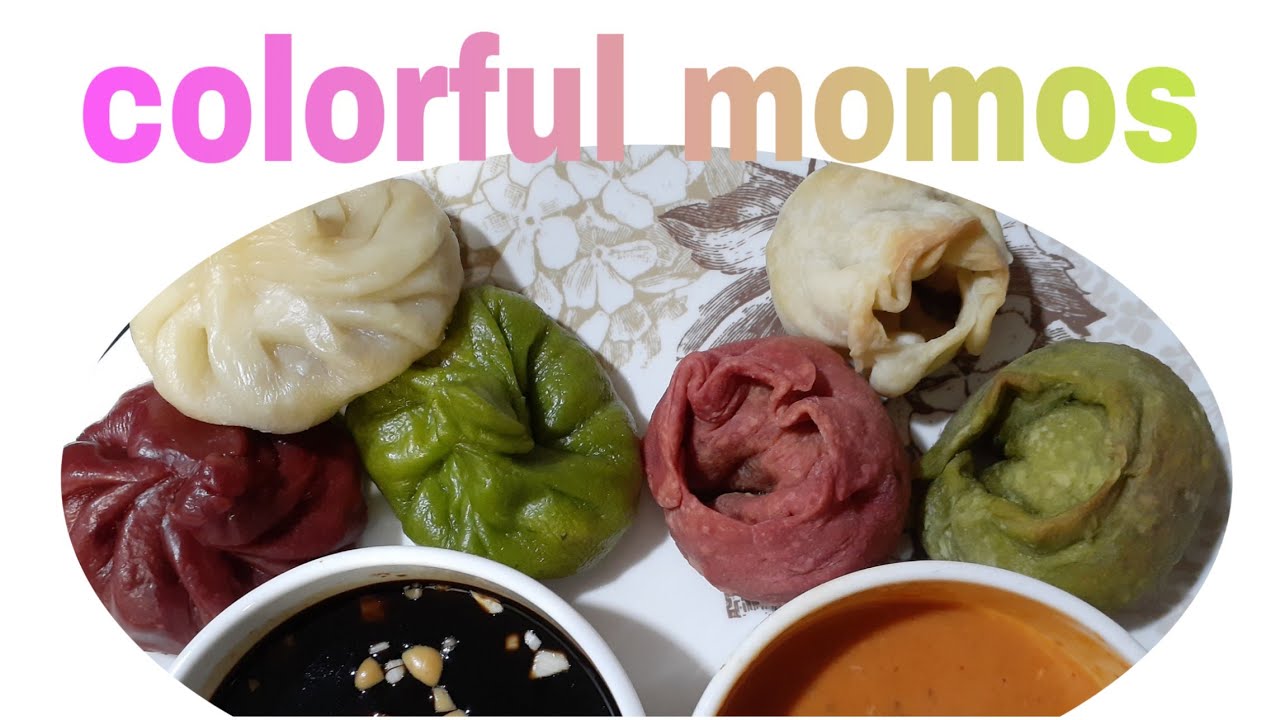 Colorful momos (steamed and baked) - YouTube