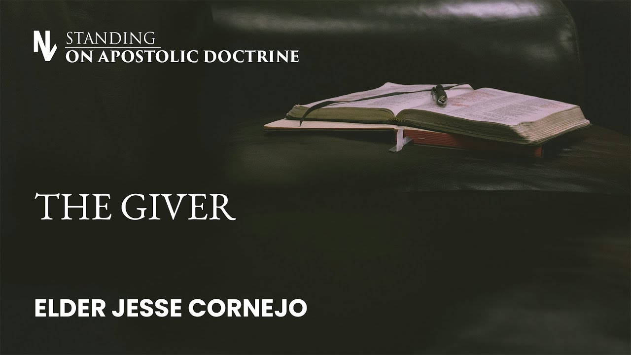 The Giver - Elder Jesse Cornejo - YouTube
