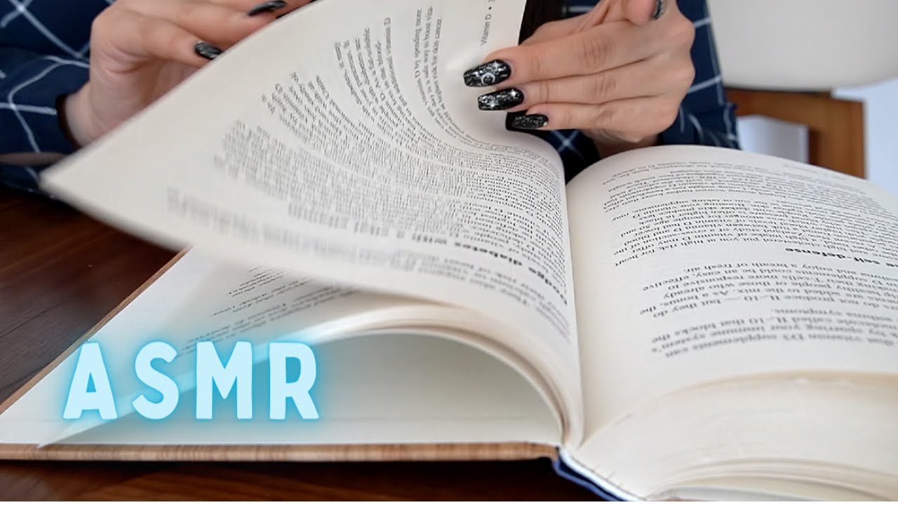 ASMR | Fast Page Turning | Squeezing Page Sounds Up Close| (No Talking ...