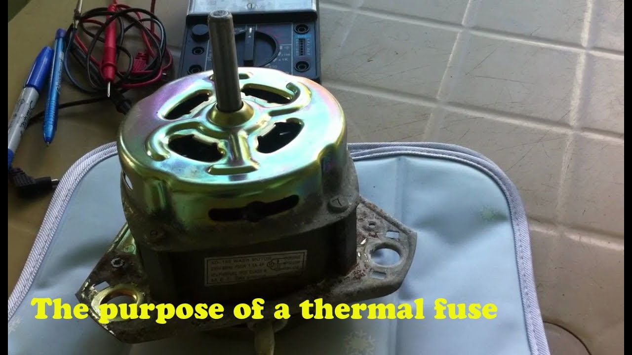 How To Fix A Washing Machine Pt 2 - Stuck Up Motor - YouTube