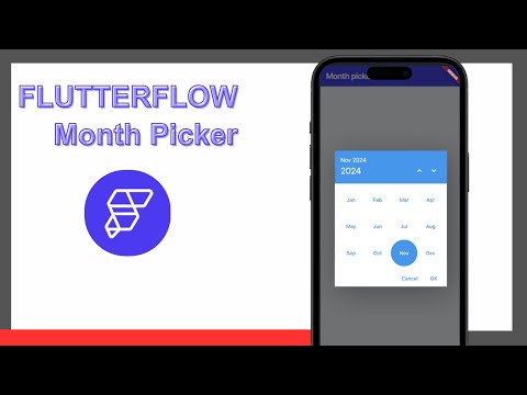 Month Picker Flutterflow | custom action - YouTube