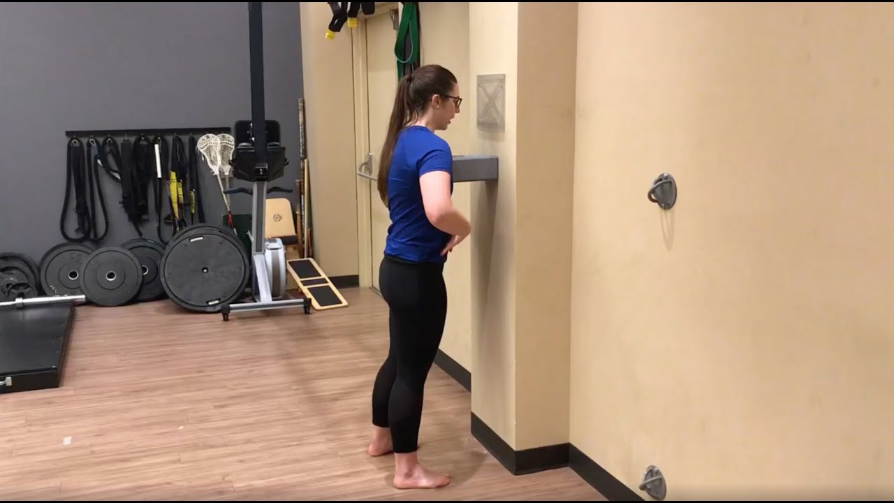 Standing Rotation with Thoracic Block - YouTube