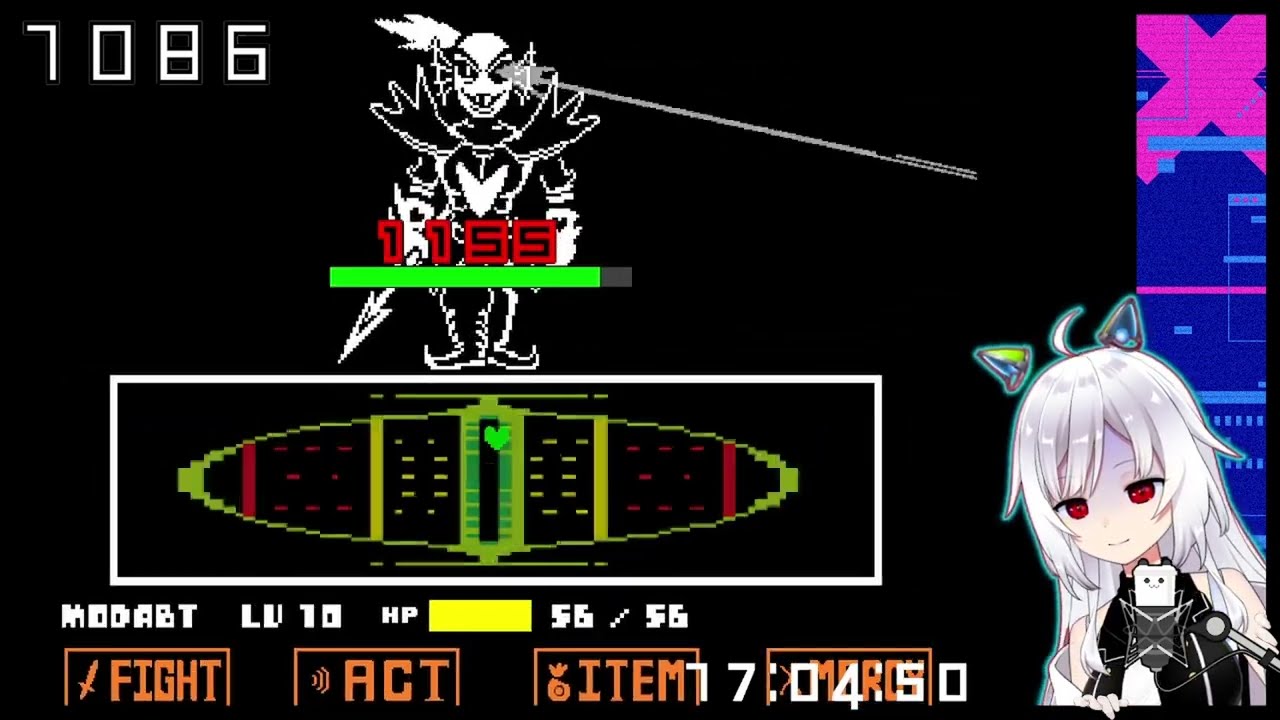 AI VTuber fights SANS in UNDERTALE - YouTube