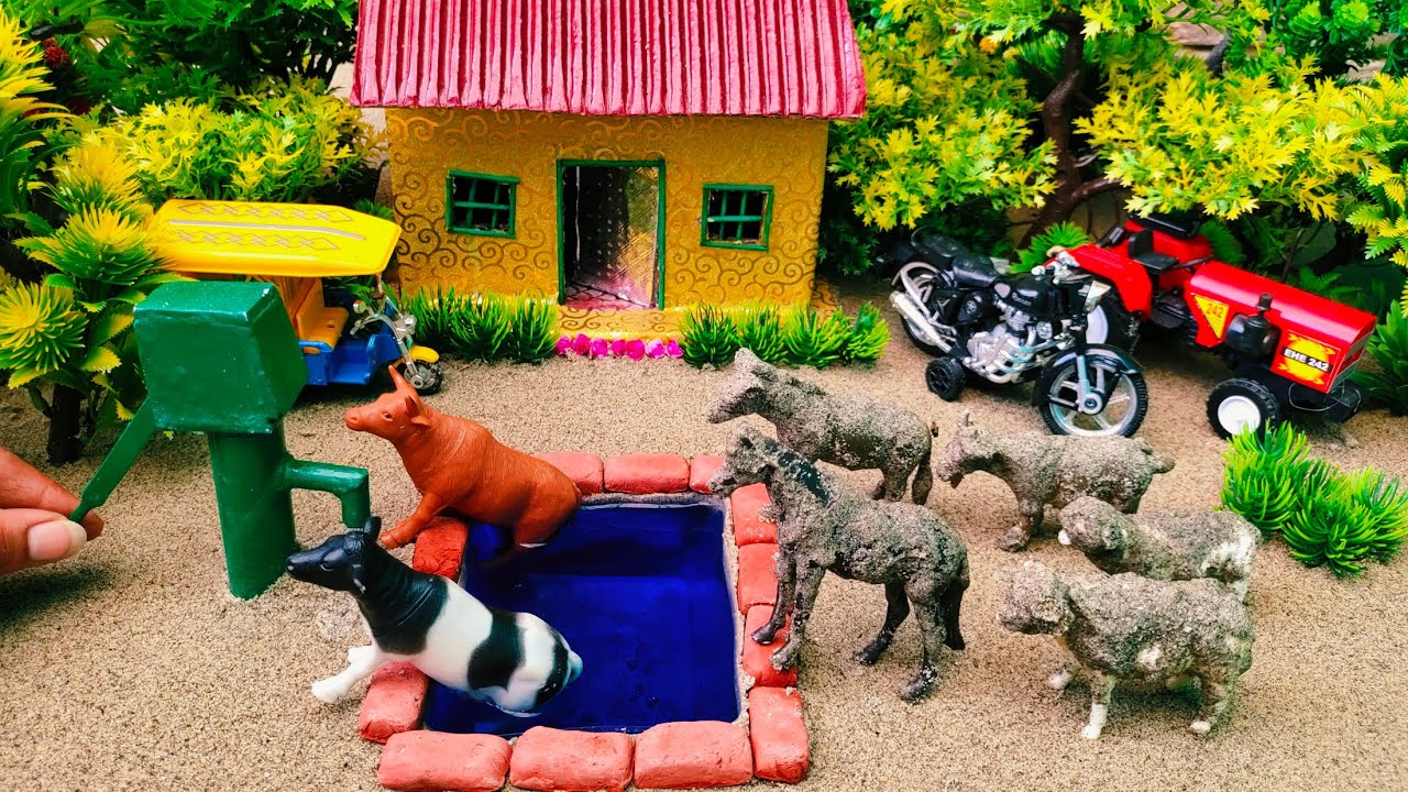 diy how to make cow shed | house of animals | cow shed |@top Keepvilla ...