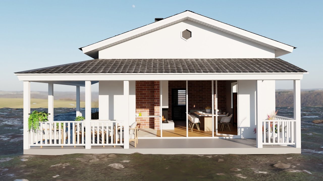 Дом из панелей. Вариант 1 - YouTube