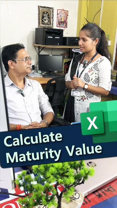 👀financial Function In Excel😎 👉calculate Maturity Value Shorts Excel Excelformula Ytshorts