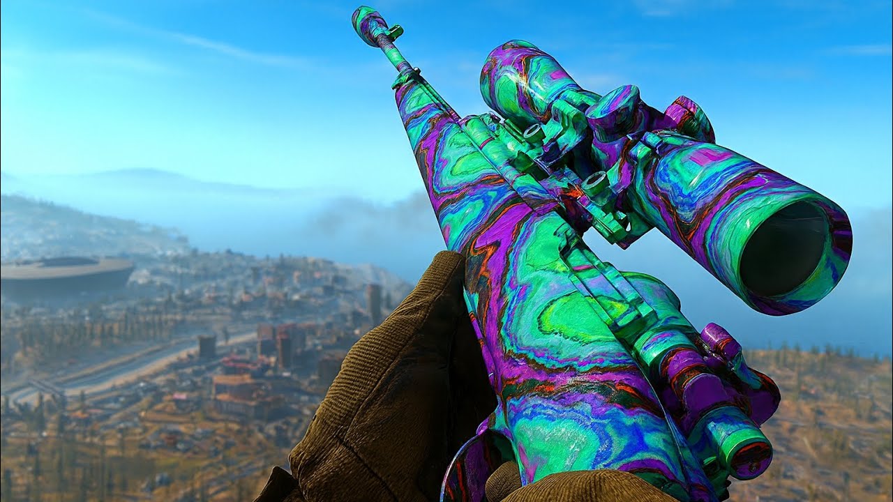 a Win with EVERY Kar98 Camo in Warzone: WZ Iridescent | No Commentary ...