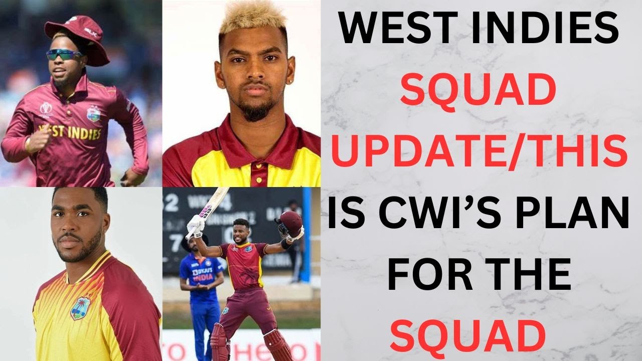 West Indies World Cup t20 squad will be announced at a press conference ...