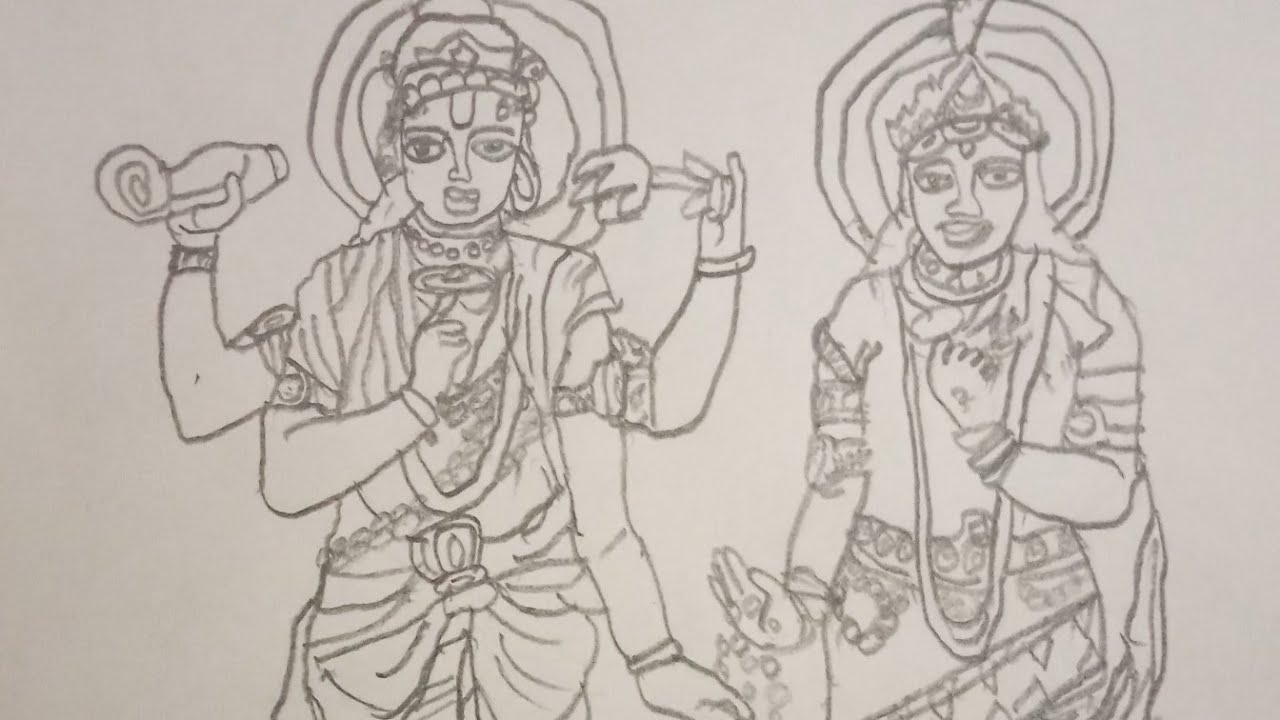 Laxmi Narayan drawing - YouTube