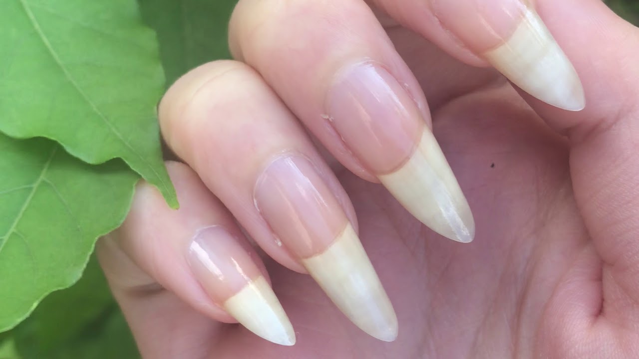 Piupy-nailart showing her natural claws (video 8) - YouTube