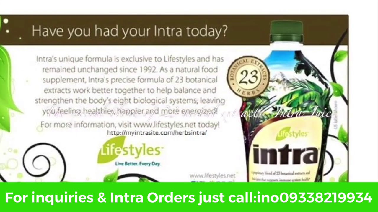 INTRA INGREDIENTS - POWERFUL HERBS HEALS THE BODY TO ALL DISEASES - YouTube