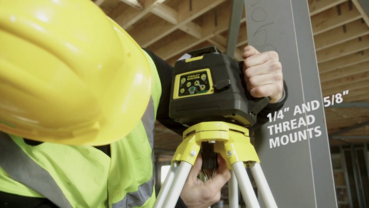 STANLEY FATMAX laser green beam rotary EN - YouTube