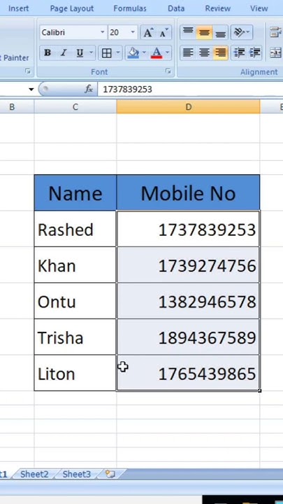 How do I add a zero in front of a number in Excel? MS excel tutorial Bangla #shorts - YouTube