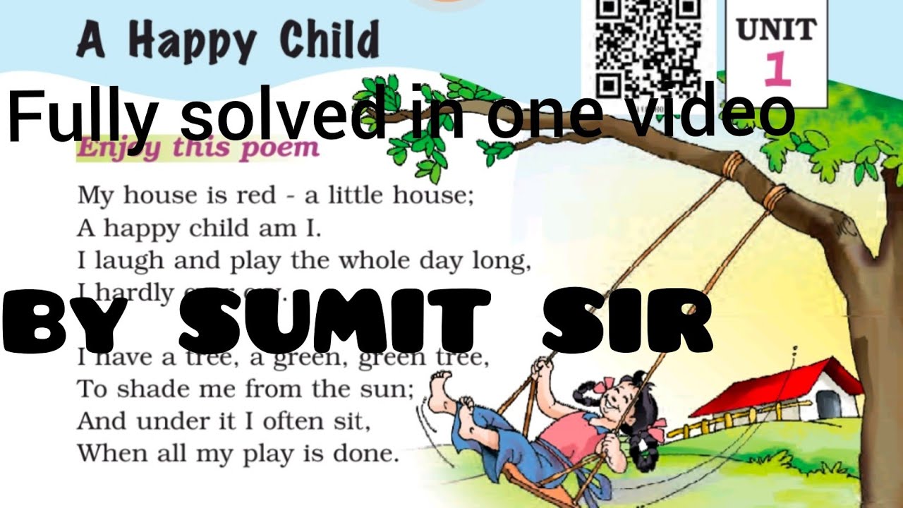 A happy child | Class 1 | Unit 1 | #AHappyChildClass1Unit1English - YouTube