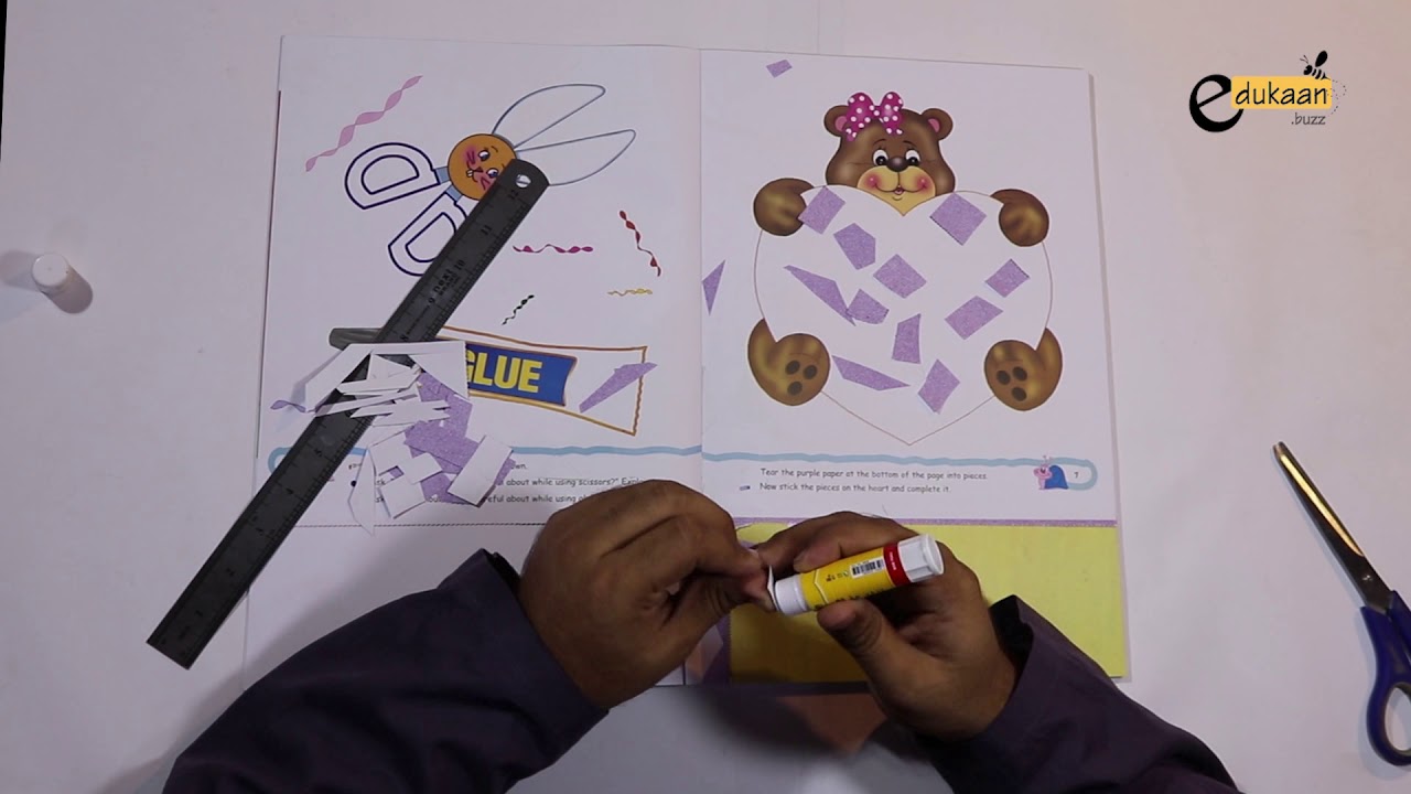 Cut, Stick and Paste activity book | 300794 - YouTube